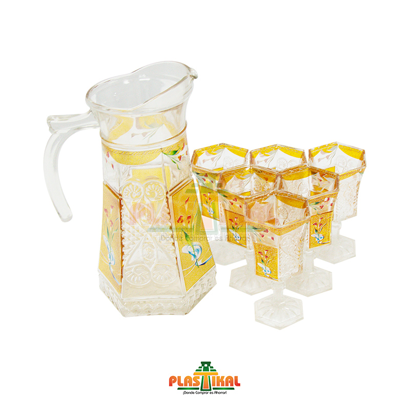 Pichel con Vaso, 7 Pzs. – Plastikal